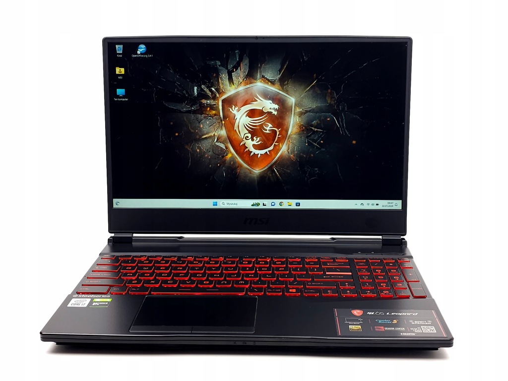 Laptop MSI GL65 Leopard i7-10750h 32GB SSD + HDD GTX 1650 W11 ...