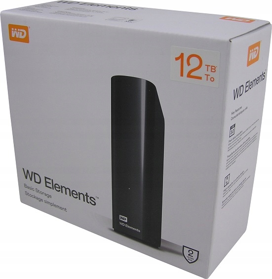 DYSK ZEWNĘTRZNY WD ELEMENTS DESKTOP 12TB USB 3.0 - 11183306926 ...