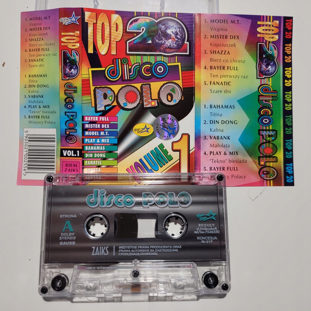 Top 20 Disco Polo Vol.1, 2 2xMC KASETA - 13102419763 - oficjalne ...