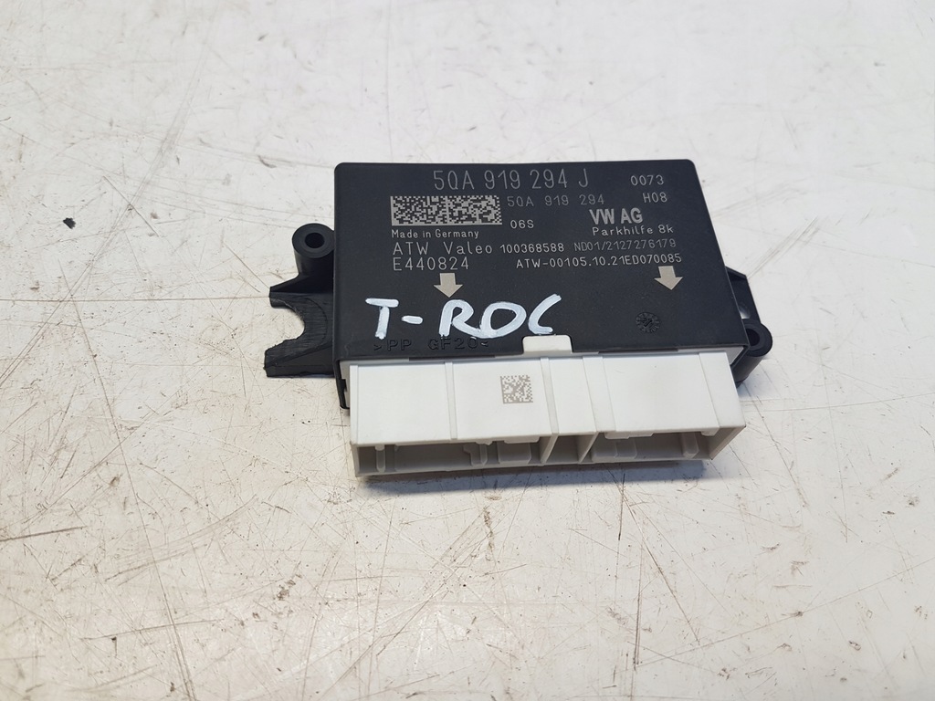 VW T-ROC moduł sterownik czujników pdc parkowania - 13044314437 ...