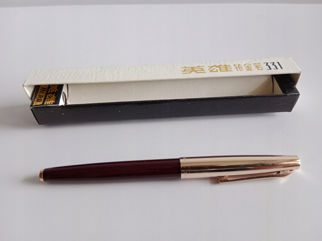 STARE PIÓRO WIECZNE CHIŃSKIE HERO 331 CZERWONE PRL - 13423012817 ...