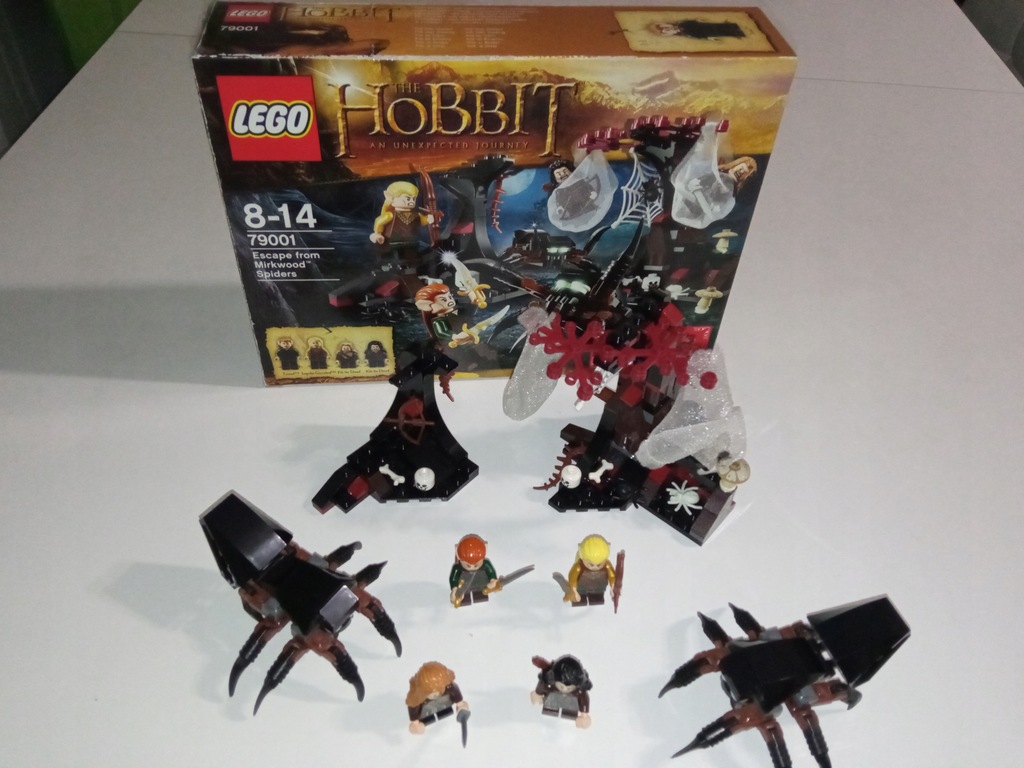 lego hobbit 79001 - escape from mirkwood spiders - 11974914716 ...