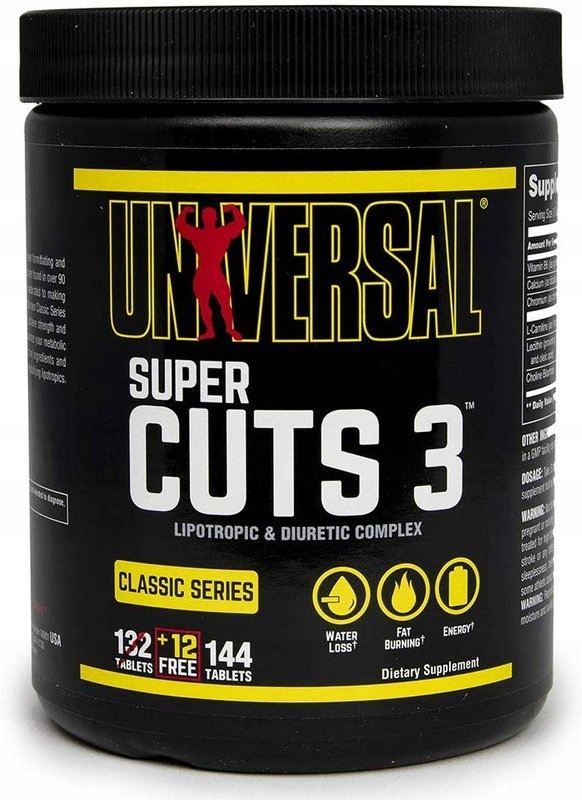 UNIVERSAL SUPER CUTS 3 144kap SPALACZ TŁUSZCZU - 13747088112 ...