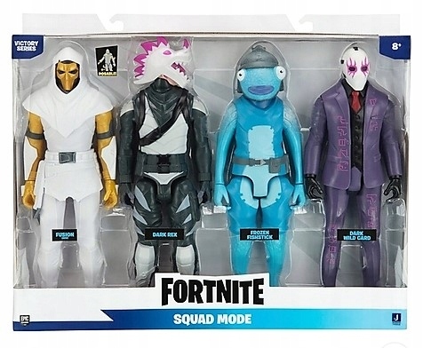FORTNITE 4 FIGURKI VICTORY SQUAD MODE FIGURKI 28cm - 12968545698 ...
