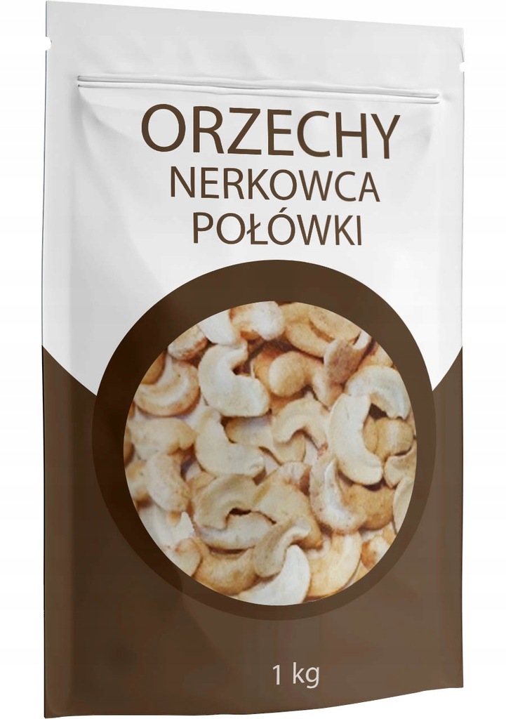 ORZECHY NERKOWCA 1000g POŁÓWKI NATURALNE 1kg - 11221207953 - oficjalne archiwum Allegro