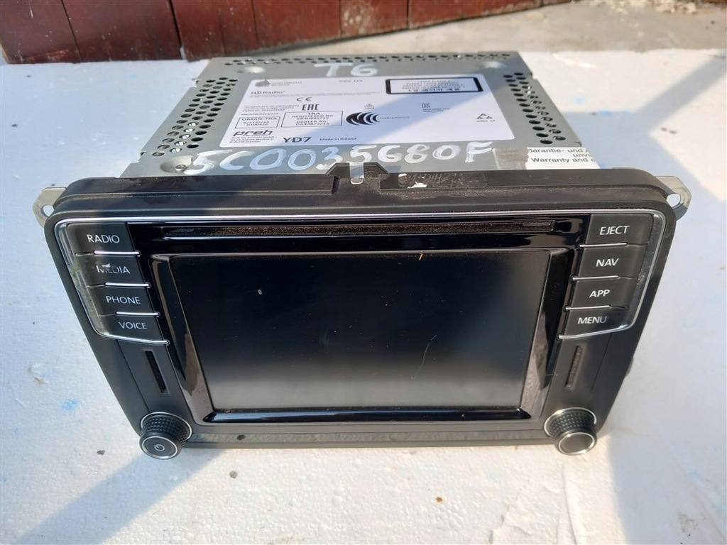 RADIO NAWIGACJA VW T6 SHARAN II LIFT 5C0035680F - 12663922461 - oficjalne archiwum Allegro