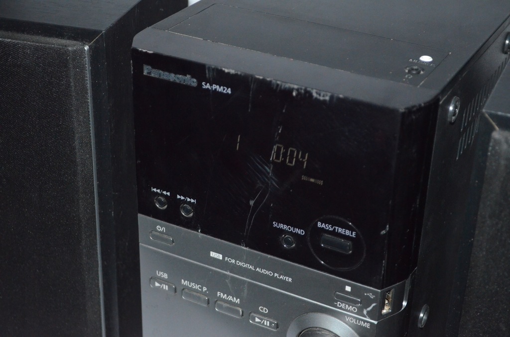 Wieża microwieża Panasonic SA-PM24 z głośnikami - 12302123398 - oficjalne archiwum Allegro