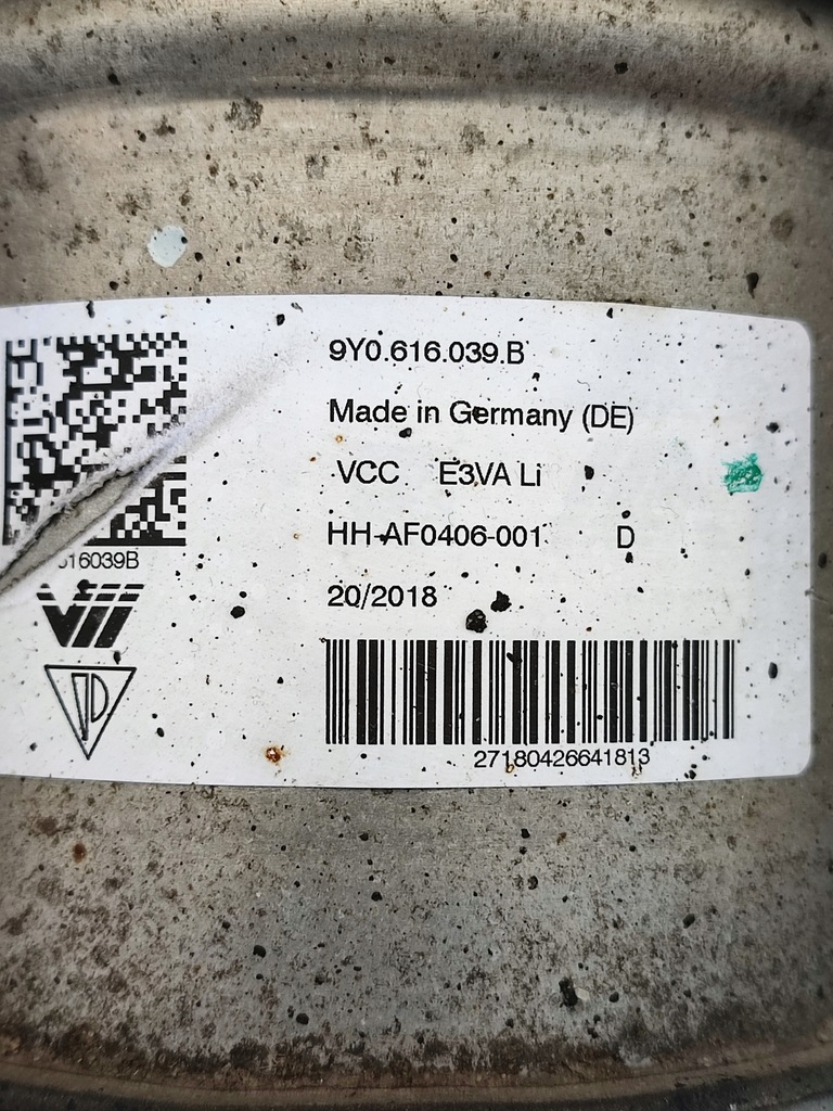 Porsche Cayenne 9Y0 amortyzator pneumatyczny przód - 12852838359 ...