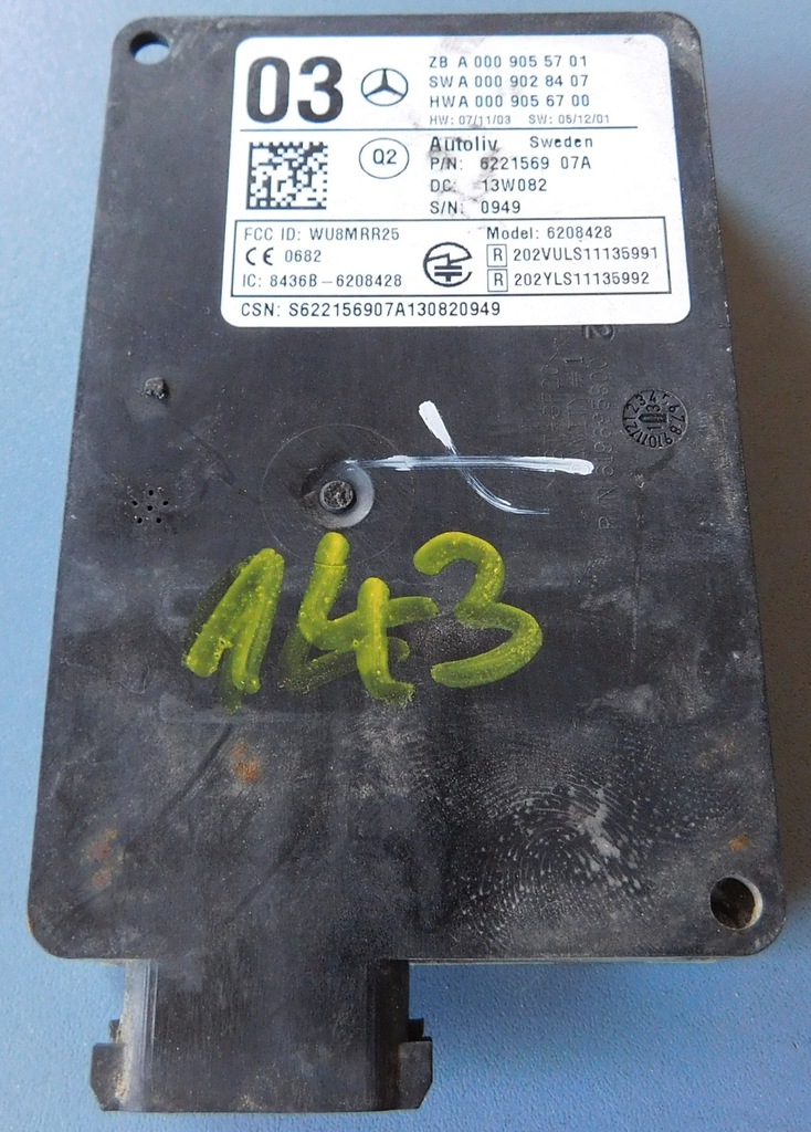Mercedes 0009055701 radar czujnik sensor distronic - 6747079151 ...