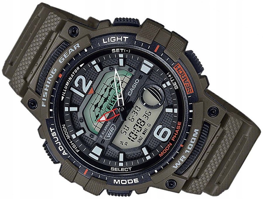 ZEGAREK CASIO WSC-1250H-3A ORYGINAŁ RYBY PŁYWY BOX - 10436478420 ...