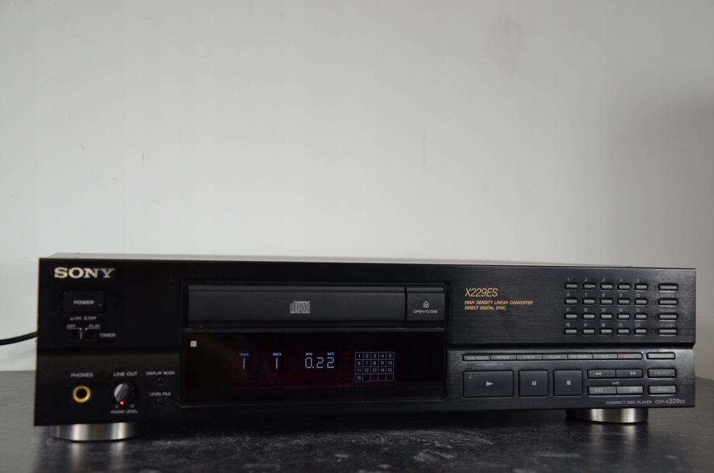 ODTWARZACZ SONY CDP-X229ES CD/CDR OKAZJA!!! - 14540466042 - oficjalne archiwum Allegro