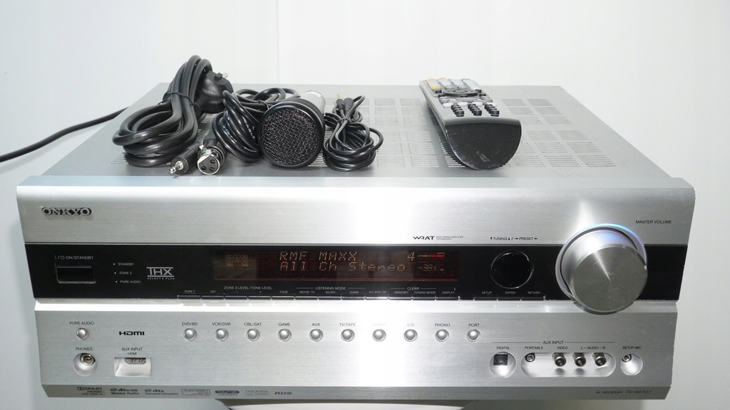 Amplituner 7.1 Onkyo TX-SR707 NOWY UKŁAD DSP BEZ WADY FABRYCZNEJ GWARANCJA - 14302300530 ...
