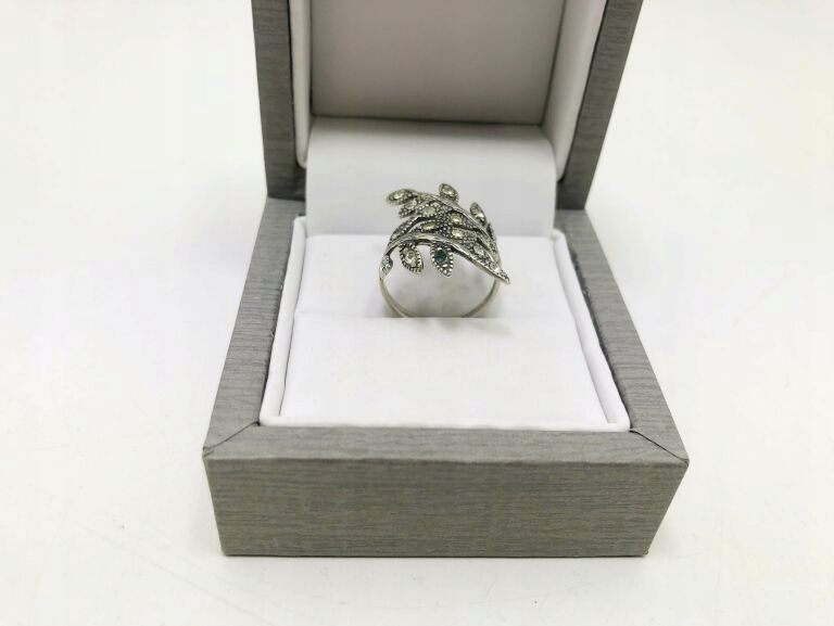 SREBRNY PIERŚCIONEK AG 925 2,84G 11R - 12087279538 - oficjalne archiwum Allegro