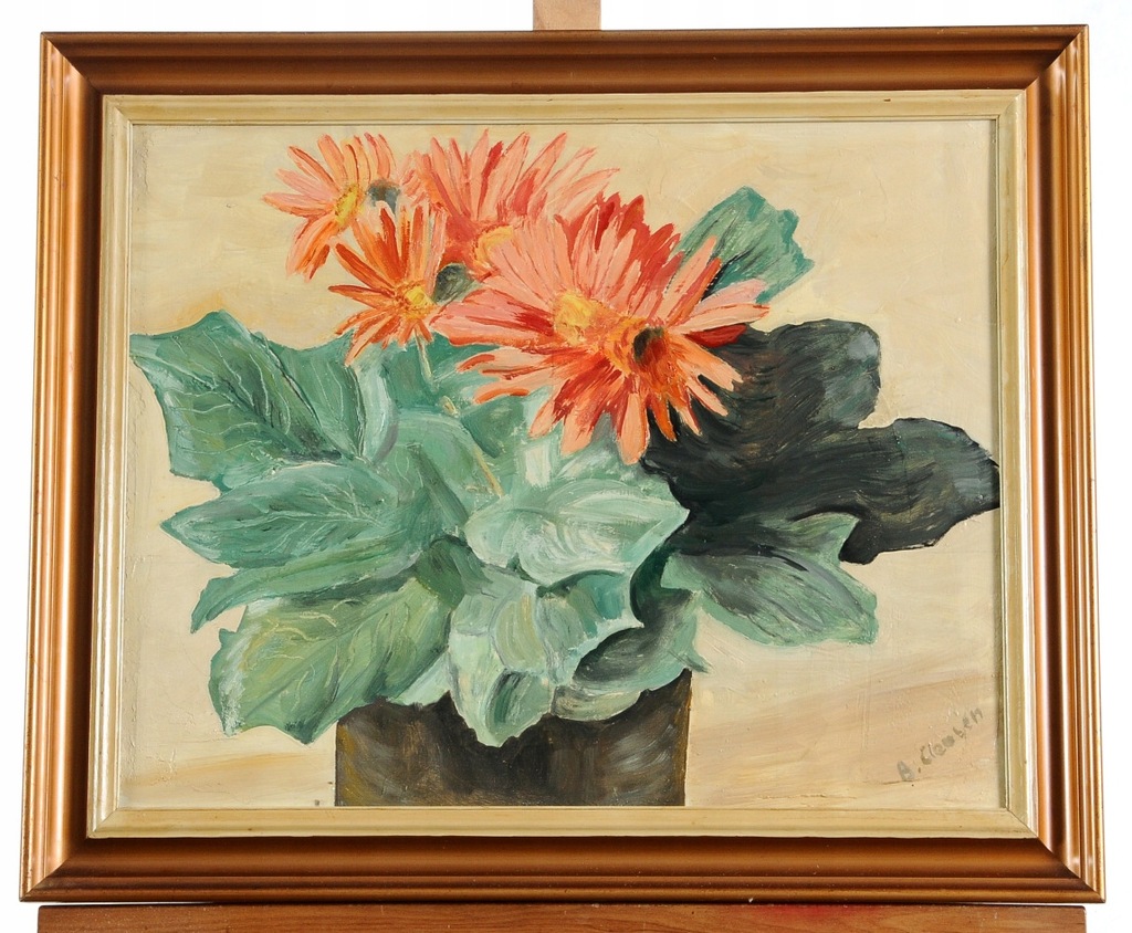 BENT CLAUSEN - MARTWA NATURA PIĘKNY OBRAZ OLEJNY ! - 12571866772 ...