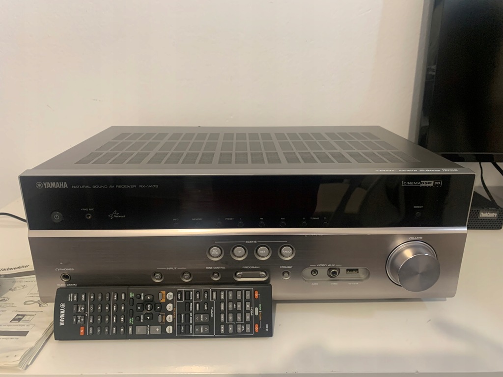 Amplituner Yamaha RX-V475 5.1 srebrny - 13081292191 - oficjalne ...