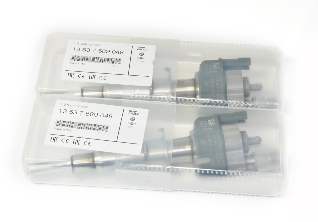 OE BMW 2 X WTRYSKIWACZ BMW 13537589048 E60 E90 F10 - 12575817973 ...