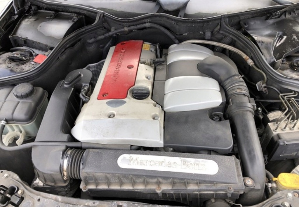 Silnik 2,0 Kompresor M111 W203 CL203 CLK Kompletny SWAP Wiązka ...