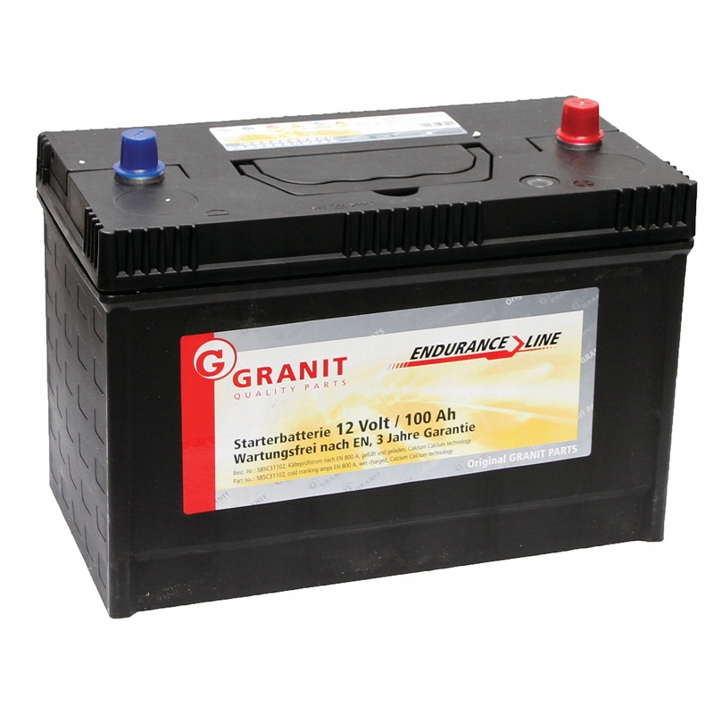 Akumulator 12V 100Ah zalany 800A GRANIT - 11427276508 - oficjalne ...