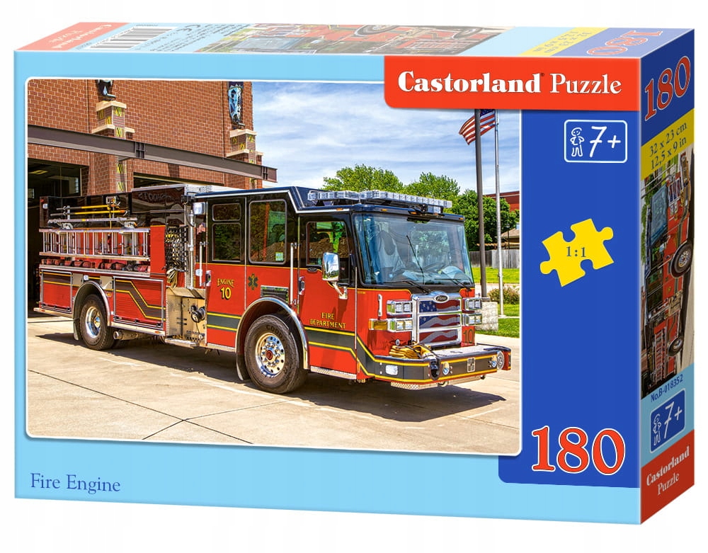 Puzzle 180 Straż pożarna / Fire Engine - 12883050915 - oficjalne ...