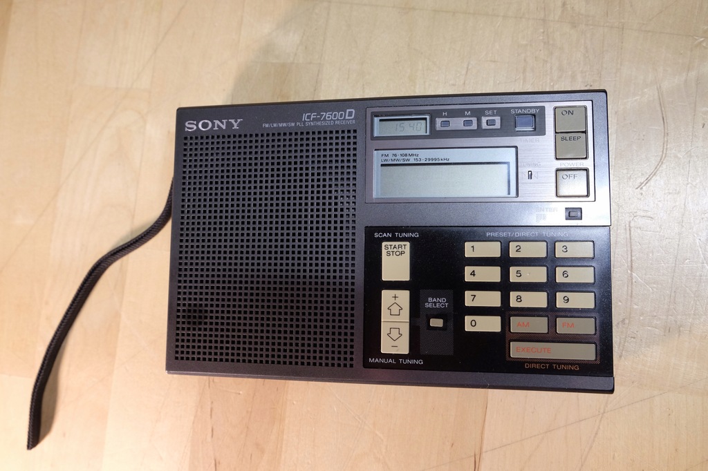 Sony ICF 7600D radio globalne z SSB - 13576635199 - oficjalne archiwum ...