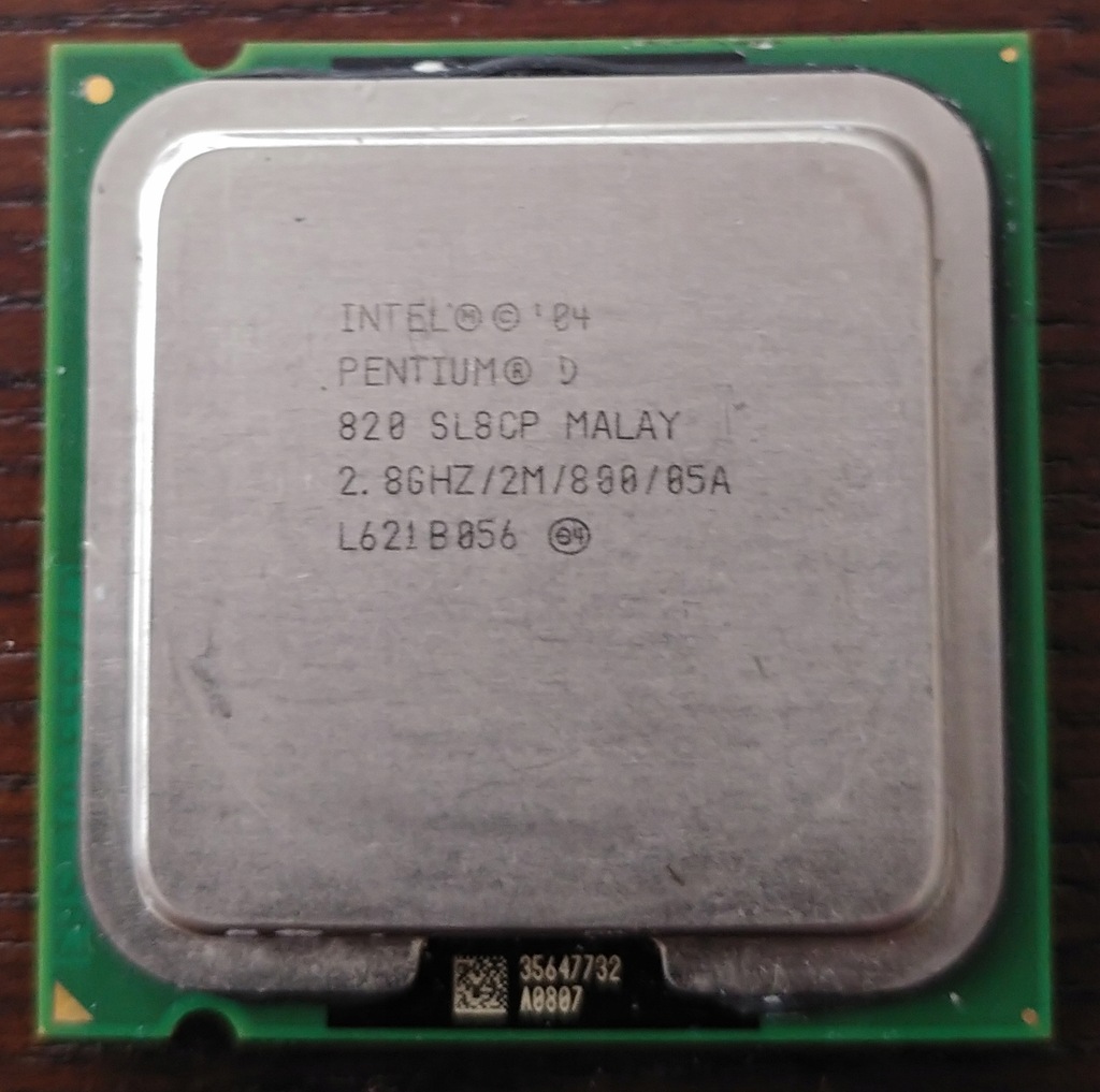 INTEL PENTIUM D 820 SL8CP 2.8GHz 2M 800MHz LGA775 - 8483014675 ...