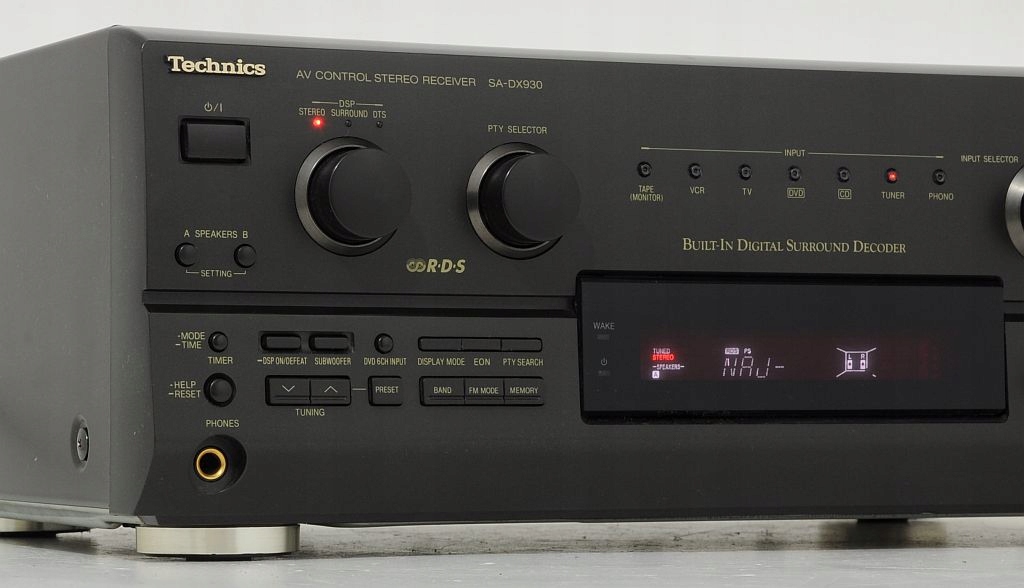 TECHNICS SA-DX930 AMPLITUNER 5.1 DOLBY DIGITAL DTS - 9306787309 - oficjalne archiwum Allegro