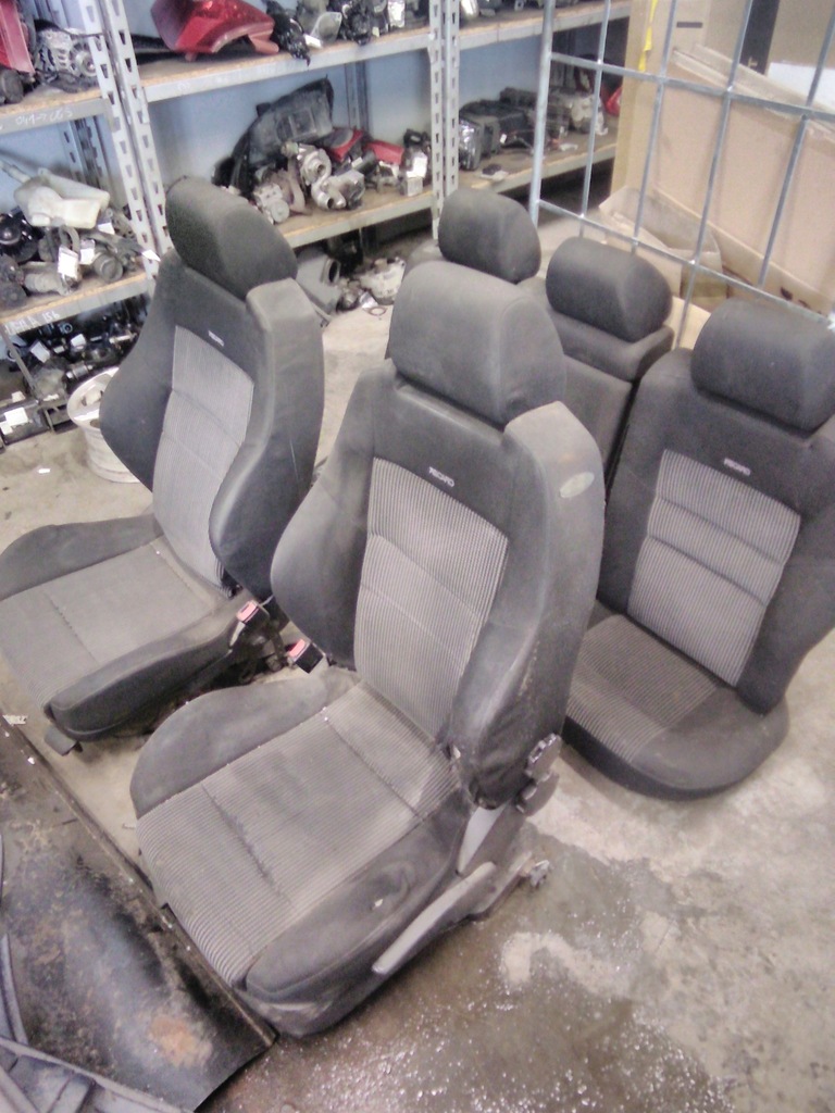 VW GOLF IV RECARO FOTEL FOTELE KANAPA KOMPLET - 13101137806 - oficjalne ...