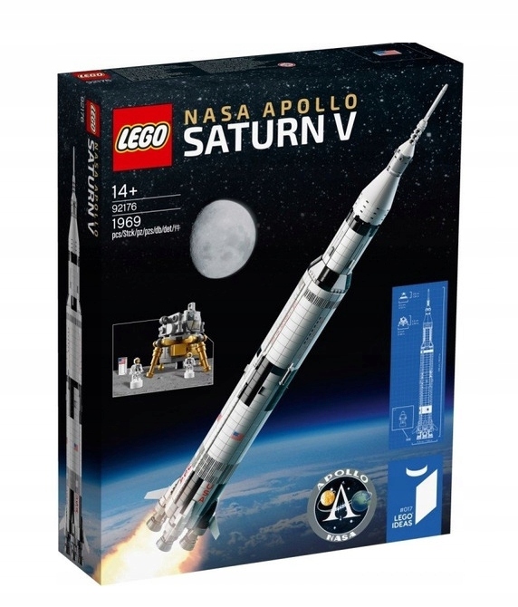 LEGO Ideas 92176 Rakieta NASA Apollo Saturn V - 12637678852 - oficjalne ...