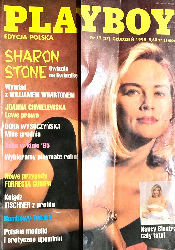12/1995 PLAYBOY SHARON STONE NANCY SINATRA - 13259601735 - oficjalne archiwum Allegro
