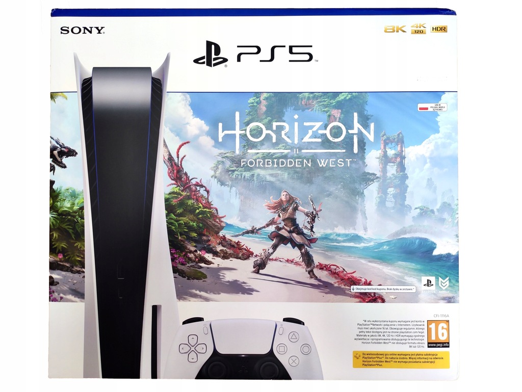 Konsola Sony PlayStation 5 Blue-Ray PS5 + 3 Gry - 12607210459 - oficjalne archiwum Allegro