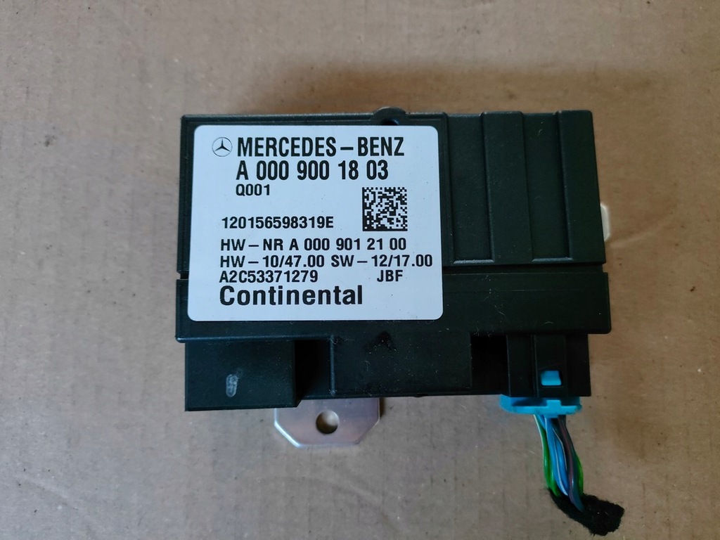 MERCEDES W246 MODUŁ POMPY PALIWA A0009001803 - 14422823392 - oficjalne ...