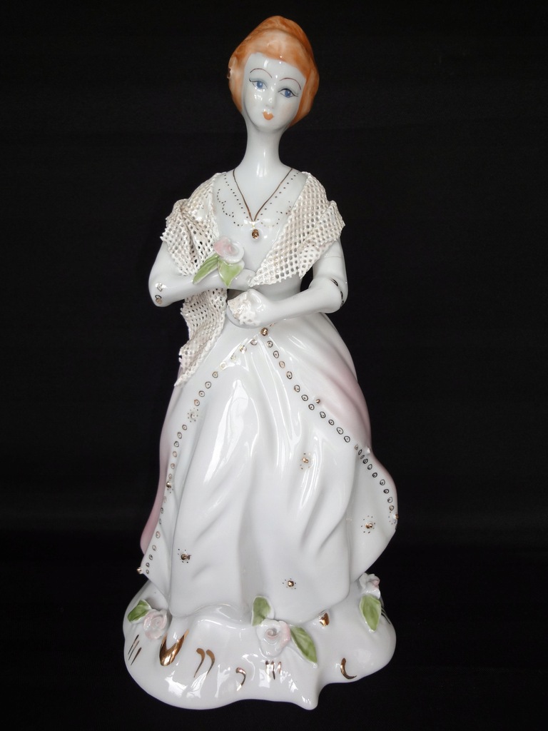 STIPO DOROHOI dama z szalem stara figurka 1970- te - 11507361522 ...