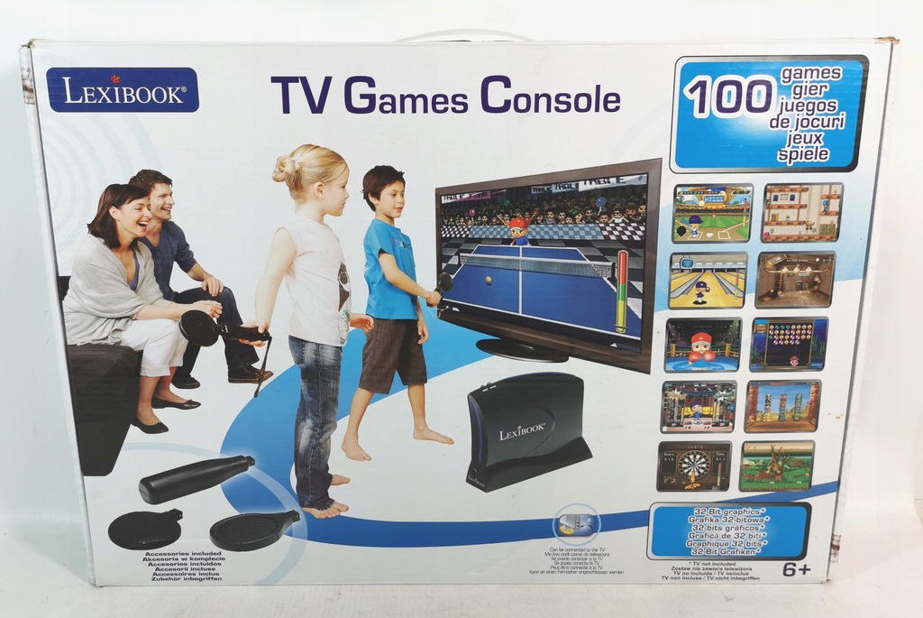 KONSOLA LEXIBOOK TV GAME 120 GIER JG7415 - 12495589270 - oficjalne ...