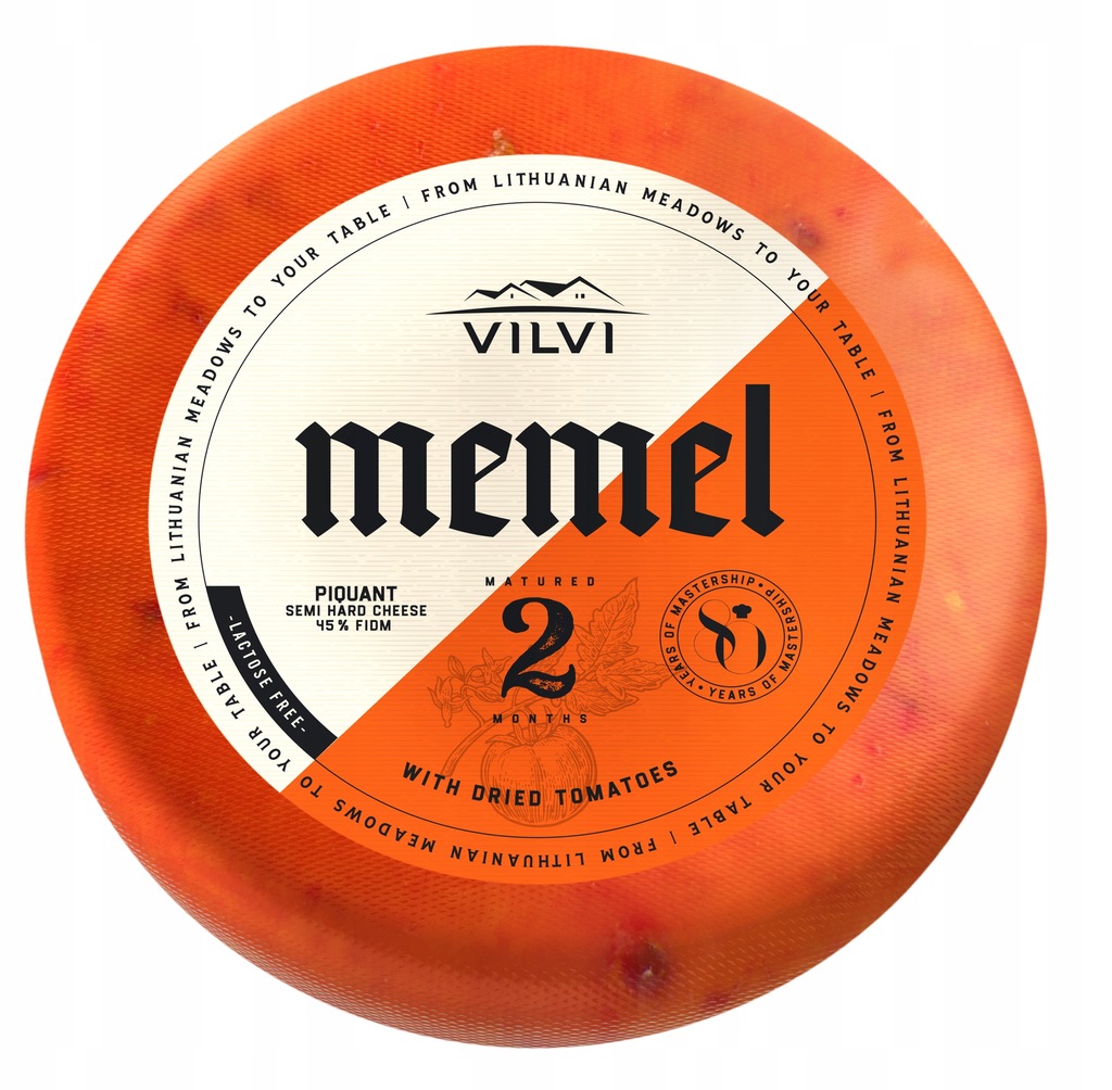 Ser półtwardy Memel Tomator ok. 3 kg Vilvi - 10720065199 - oficjalne ...