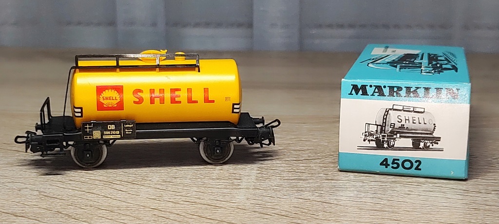 Marklin 4502 wagon towarowy cysterna Shell H0#K57 - 14379850893 ...