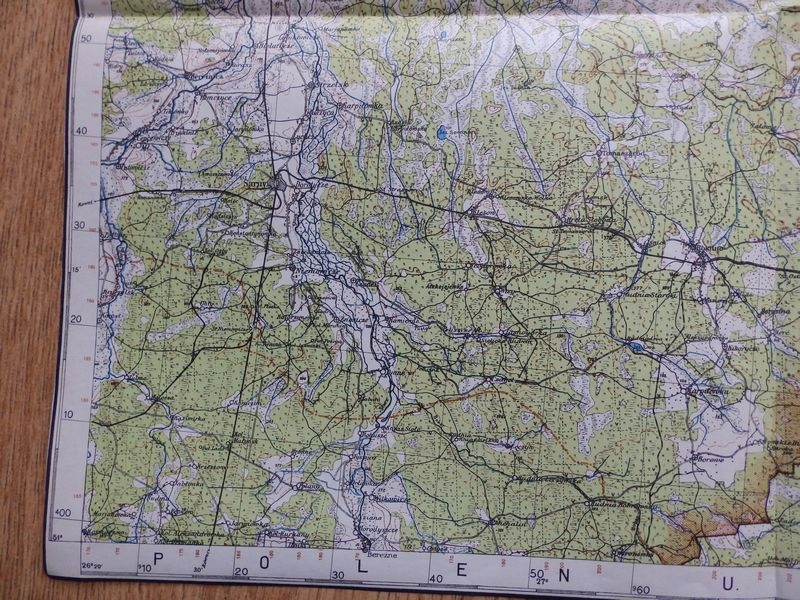 Mapa Kresy Sarny Stolin Olewsk Bereżnica Wołyń 9 - 9826355524 ...