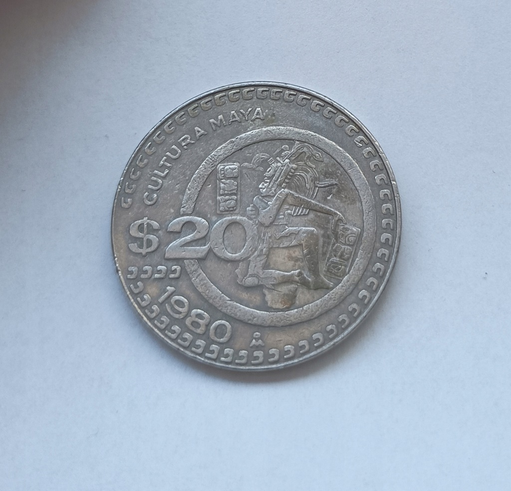MEKSYK - 20 PESOS 1980 - CULTURA MAYA - 13908085320 - oficjalne ...
