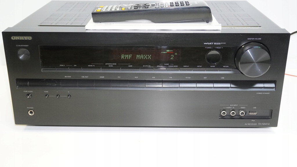 Amplituner 5.1 Onkyo TX-NR414 NOWY UKŁAD DSP BEZ WADY FABRYCZNEJ GWARANCJA - 14293254918 ...