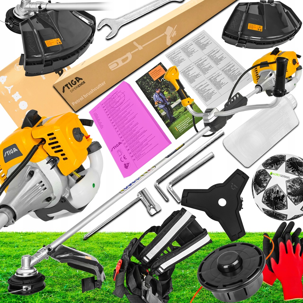 KOSA SPALINOWA STIGA BC 545 PODKASZARKA ZESTAW XXL - 12668824082 ...