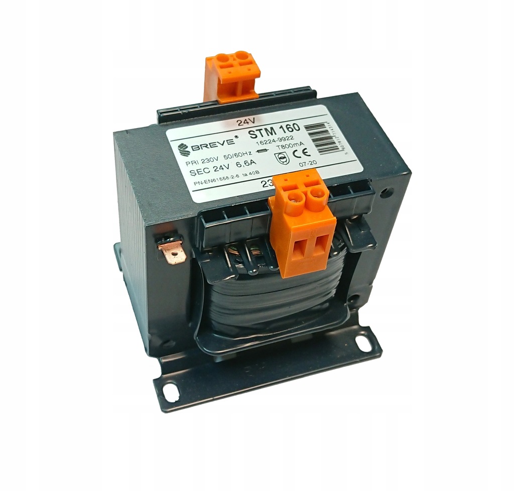 Transformator jednofazowy Breve 230/24 STM 160 VA - 10228235201 - oficjalne archiwum Allegro