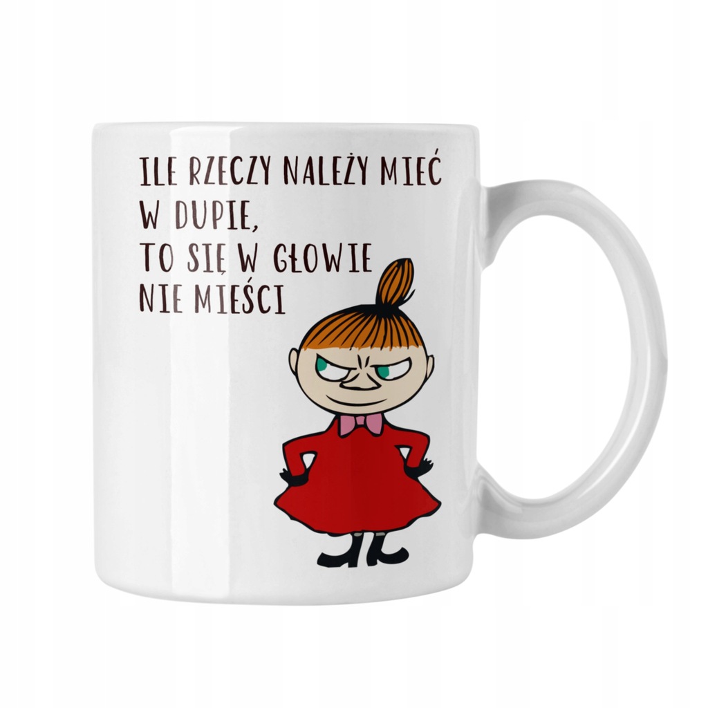 Kubek Śmieszny Napis Mała Mi Muminki Prezent - 11490576698 - oficjalne ...