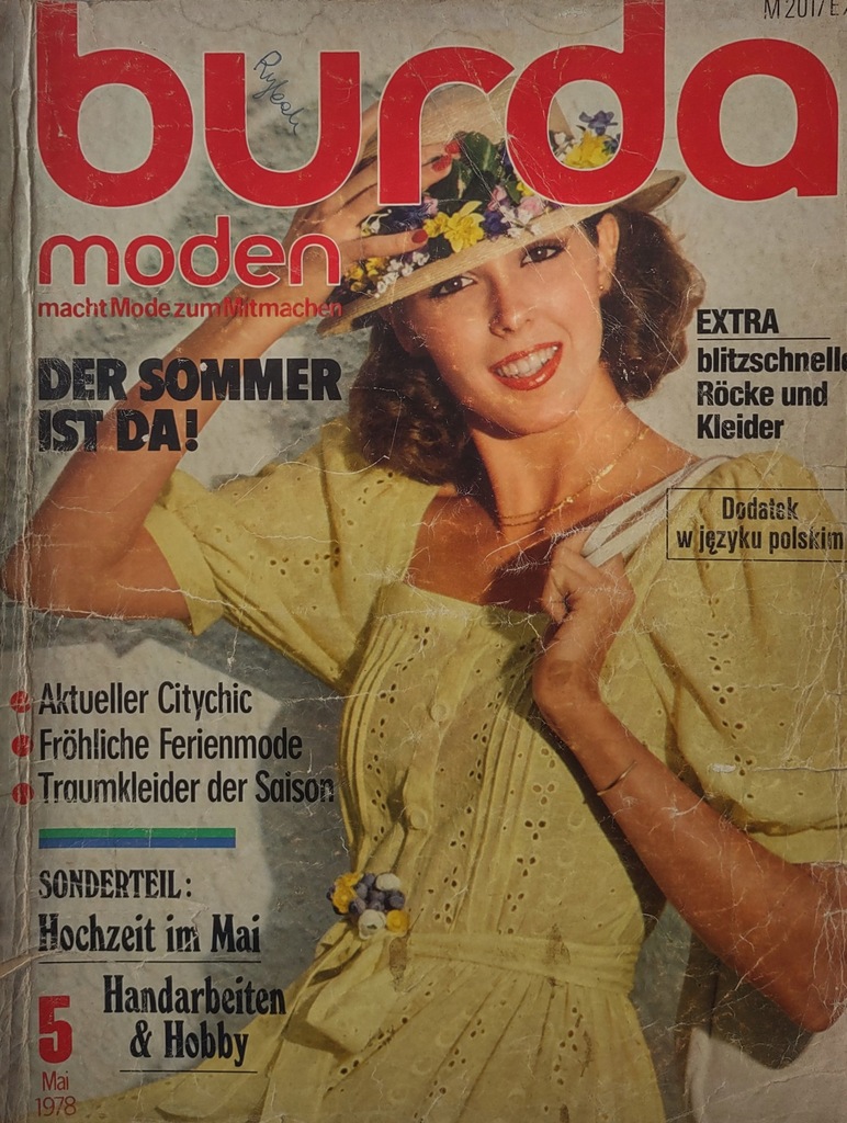 Burda Moden 5 1978 po niemiecku - 13845565852 - oficjalne archiwum Allegro