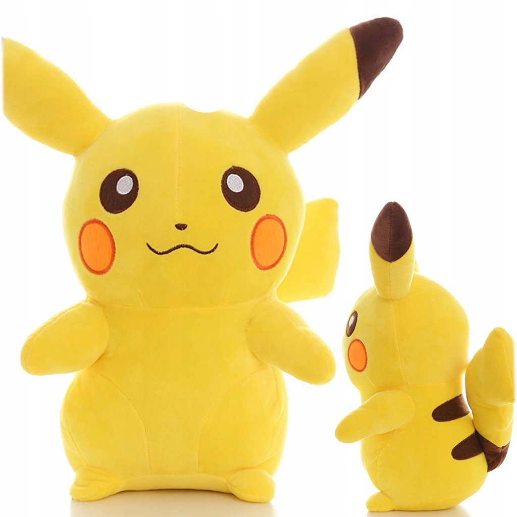 DUŻA MASKOTKA PIKACHU PLUSZAK PIKACZU POKEMON 35cm - 13584518265 ...