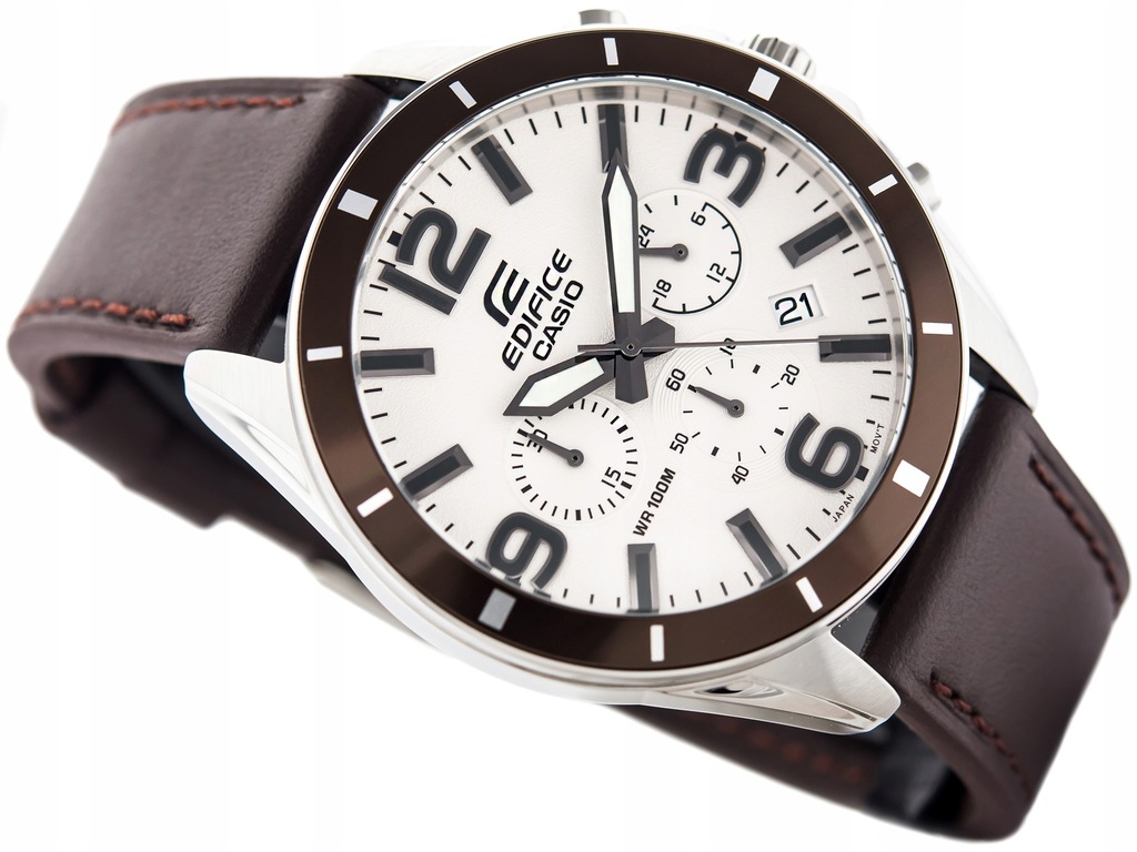 MĘSKI ZEGAREK CASIO EFR-553L 7BV MULTIDATA STOPER - 8972150236 ...