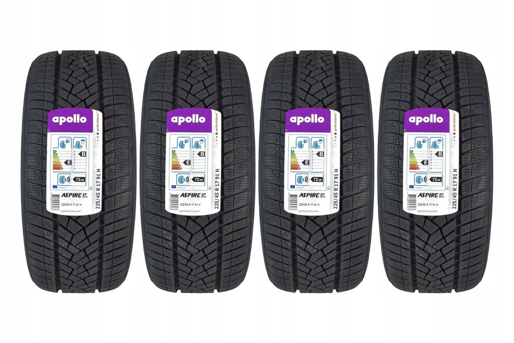 4 Opony zimowe 225/45R17 APOLLO Aspire XP Winter - 8541314027 ...