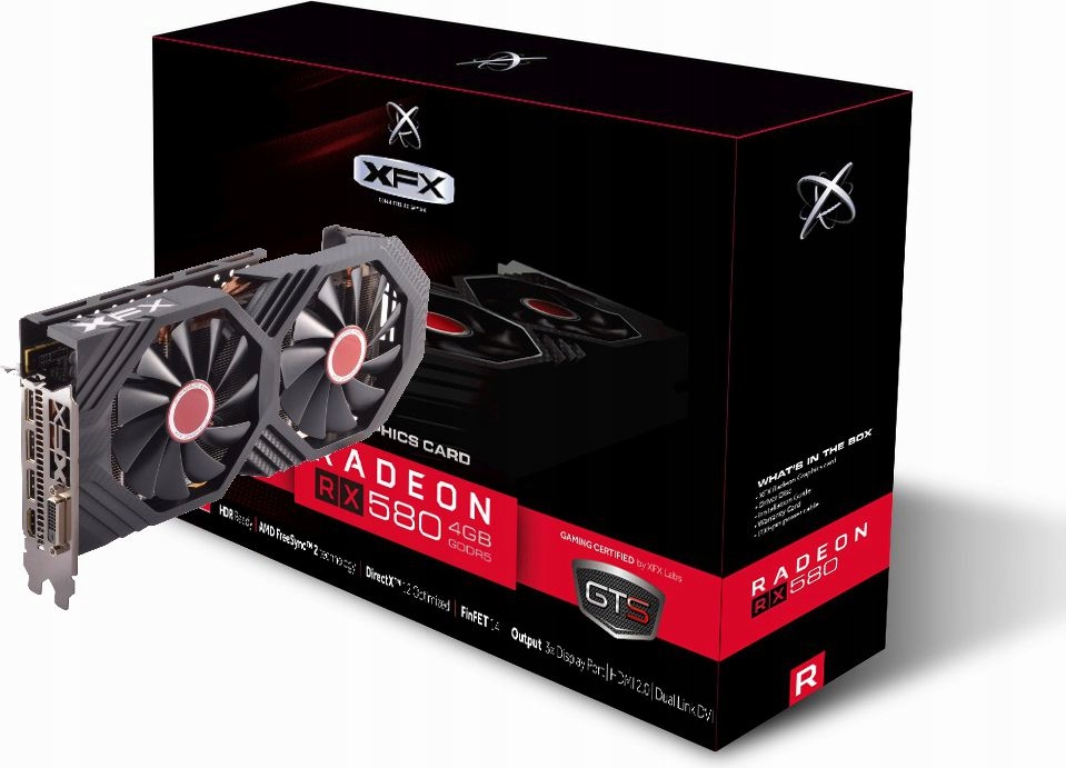 Karta graficzna XFX Radeon RX 580 GTS 4GB GDDR5 - 8319088972 ...