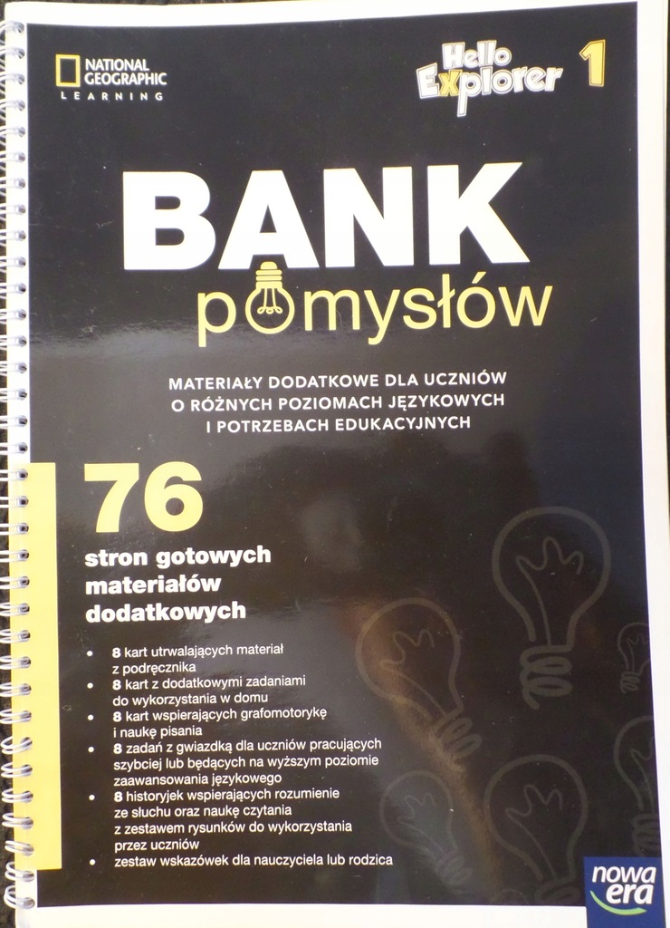 Hello Explorer 1 Bank pomysłów testy karty pracy - 12818009549 ...