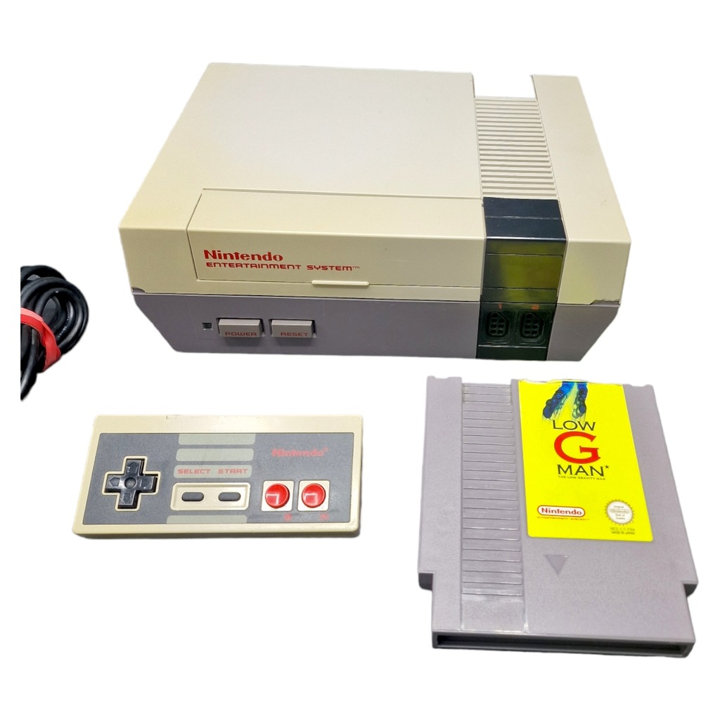 Zestaw startowy Konsola Nintendo NES pad i gra - 13427107807 ...