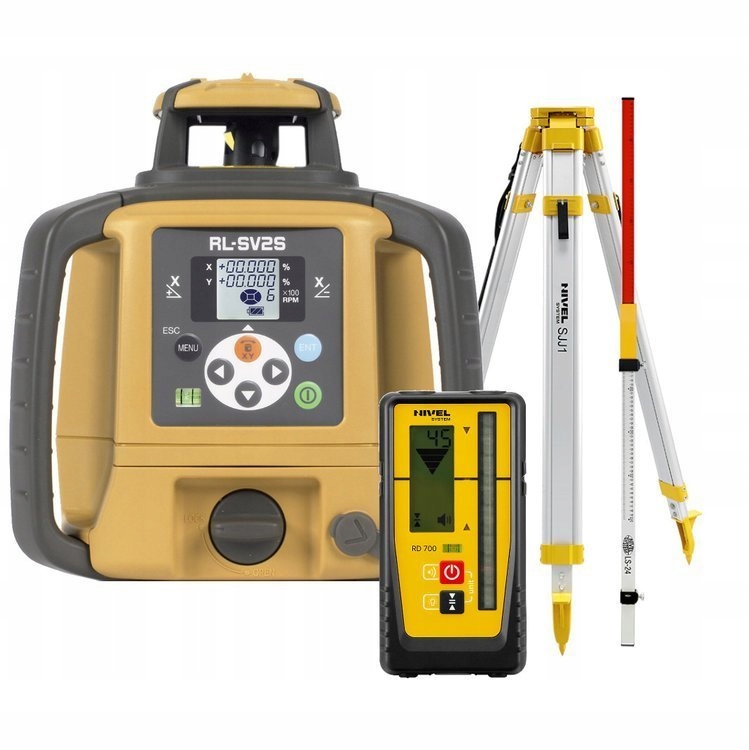 Topcon RL-SV2S Digital Niwelator +łąta + statyw - 7789004913 ...