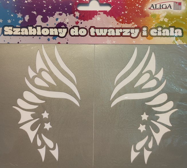 szablony do malowania twarzy buzi Ciała Skrzydła A - 12399426724 - oficjalne archiwum Allegro